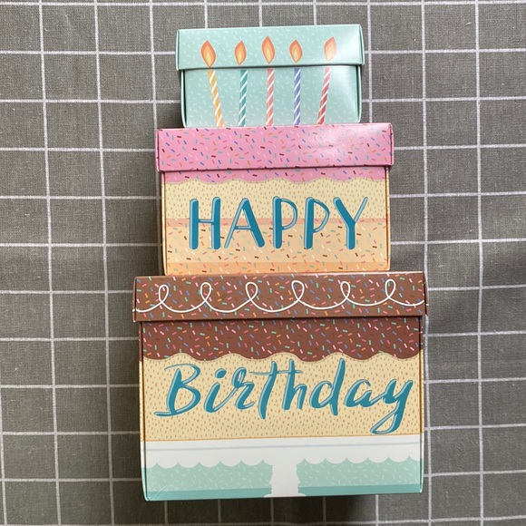 Party Supplies | Happy Birthday 3 Tier Gift Box | Poshmark